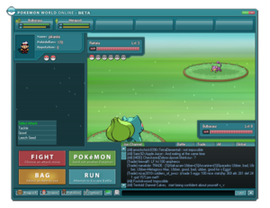 In-game interface - Pokemon World Online Wiki